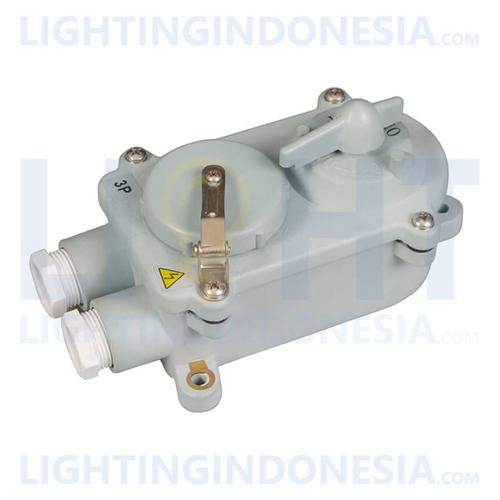 Jual Marine Socket with Switch KZ-S2MR IMPA 792808 3 Pin 2P+E 10A 250V ...