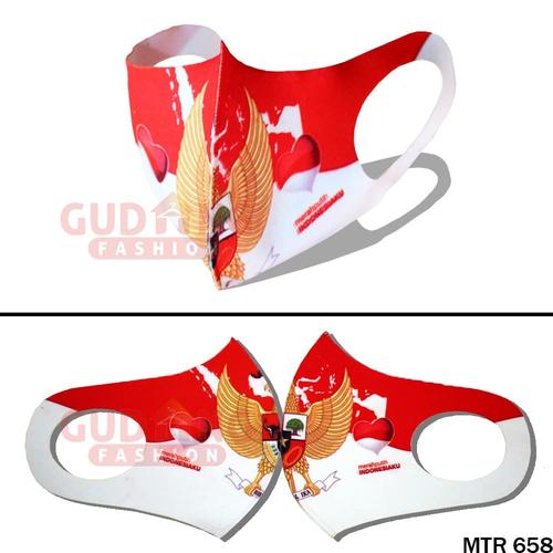 Jual Masker Garuda Indonesia Merah Putih Scuba Tebal MTR 658 - MTR 687 ...
