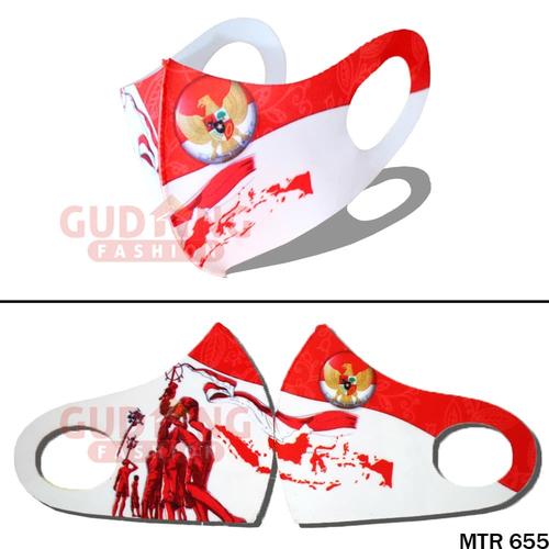 Promo Masker Scuba Garuda Merah Putih Indonesia MTR 655 - MTR 659 ...