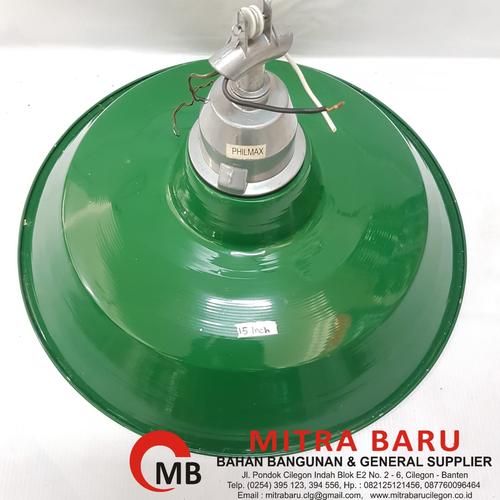 Jual Kap Lampu Gantung - Kap lampu Jalan Hijau E27 + Fitting lampu Besar - Kota Cilegon - Mitra ...