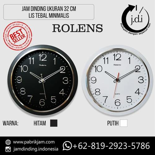 Jual Jam Dinding Diameter 32 CM - List Tebal MINIMALIS - BEST SELLER ...