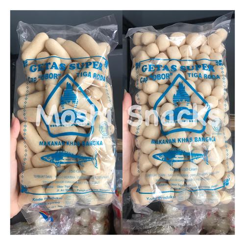 Jual Getes Cap Obor Tiga Roda Biru Asli Bangka / Getas Kerupuk Ikan ...