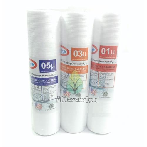 Jual watertech 10 inch Mikron - Catridge Sedimen Spun Filter - 01 ...