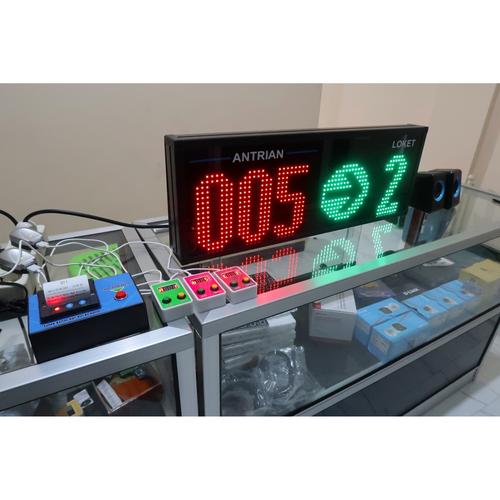 Jual Mesin Antrian 3 Loket dengan display LED dan printer - 3 loket ...
