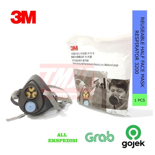 Jual 3M Masker Reuseable Half Face 3200 - Jakarta Barat - Teknik Maju ...