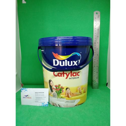 Jual Cat Tembok Dulux Catylac Interior 44544 CHRYSAN WHITE (Galon) 5 Kg ...