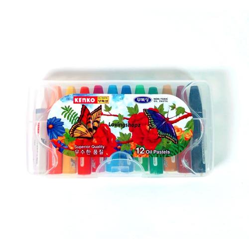 Jual Crayon Menggambar 12 warna, crayon 12 warna Kenko - Jakarta Barat ...