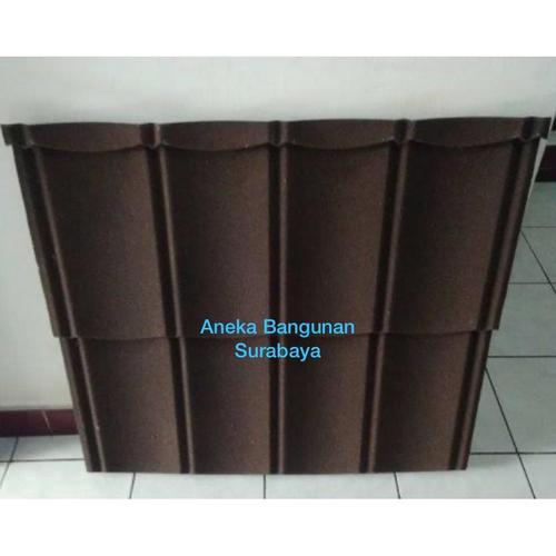 Jual Genteng metal pasir merah / coklat - 0.25mm - Kota Surabaya ...