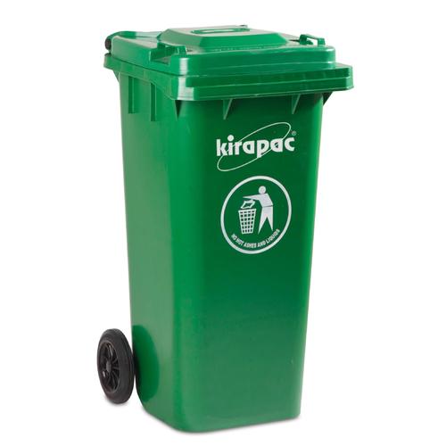 Jual Tempat Sampah Plastik Besar KIRAPAC KLX-9120 dengan Roda 120 Liter ...