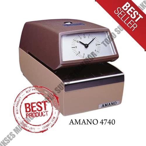 Jual Amano 4740 Automatic Time and Date Stamp - Mesin Absen / Check ...