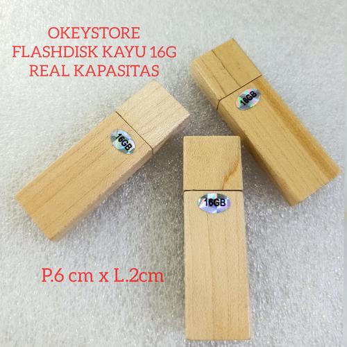 Jual FLASHDISK KAYU 16GB REAL KAPASITAS + BOX - Kota Tangerang ...
