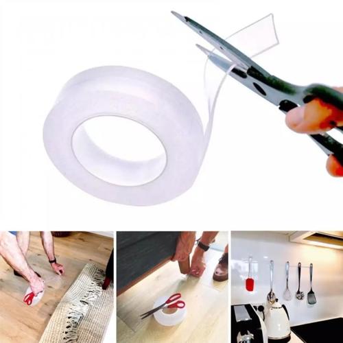 Jual DOUBLE TAPE BENING PEREKAT DINDING SERBAGUNA - 2MM X 3CM X 3 METER ...