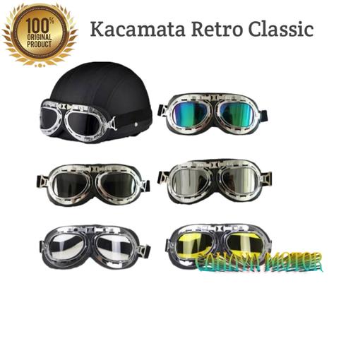 Jual Kacamata Helm Model Pilot Skuter Klasik Retro - Kota Tangerang ...