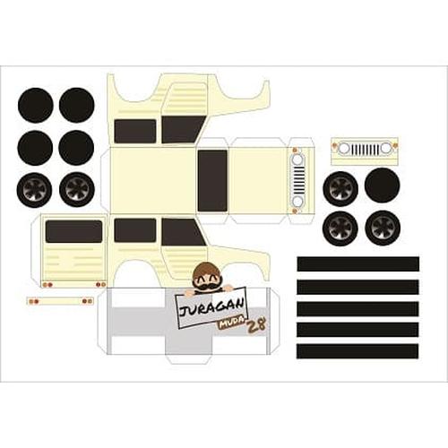 Jual DIY Miniatur Jimny Jangkrik Papercraft Lembaran - Kab. Klaten ...