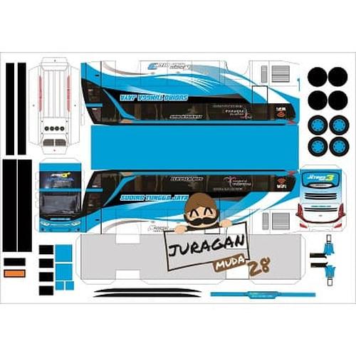 Jual DIY Miniatur Bus STJ Apoorva Papercraft Lembaran - Kab. Klaten ...