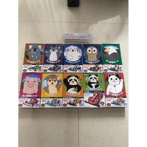 Jual Tamiya Paket Isi 10 Animal Racer Series Pig Cat Dog Panda Hawk Ow ...