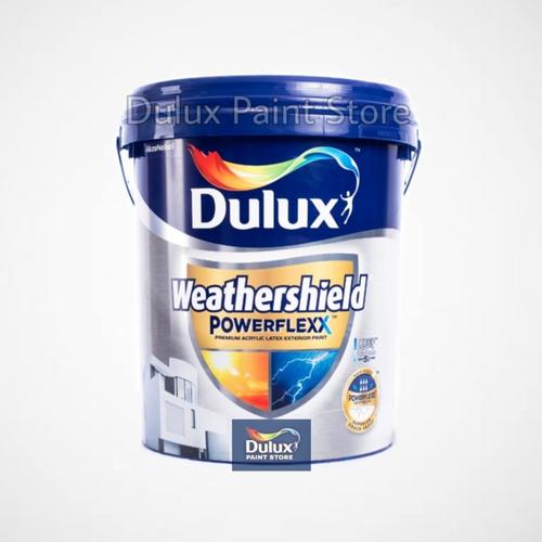 Promo Dulux Weathershield Powerflexx White Wing 20 Liter Pail Tinting ...
