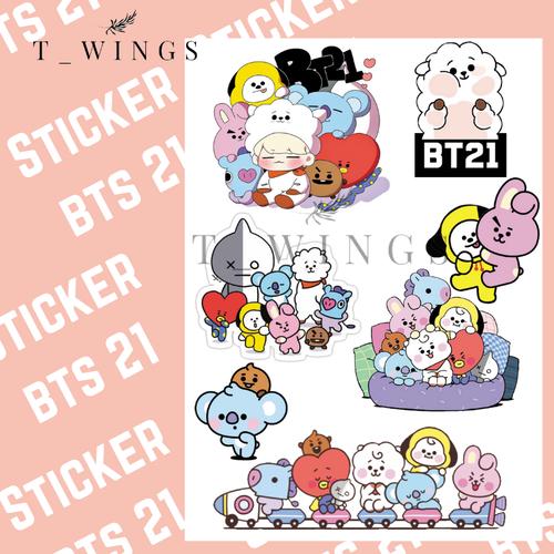 Jual STICKER BTS CHIBI ALL IN - Kota Medan - kawaii shinchan | Tokopedia
