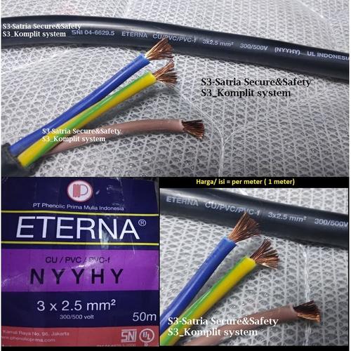 Jual Kabel Listrik 3 jalur NYYHY 3x2.5 double bungkus Eterna 3 x 2,5 mm NYY - Jakarta Timur - s3 ...