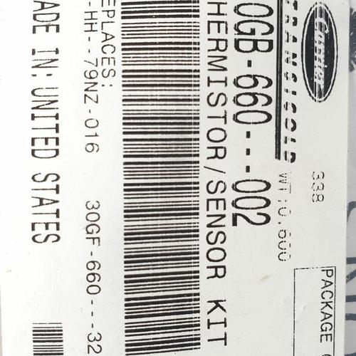 Jual Thermistor / Sensor Temperature Chiller Carrier 30GB660002 - Kota ...