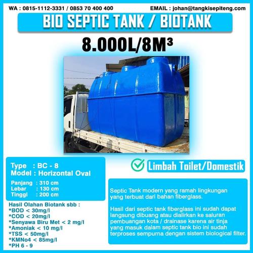 Jual BIOTANK System Biotech 8m3/day 8000 liter 8 m3 - Jakarta Barat ...