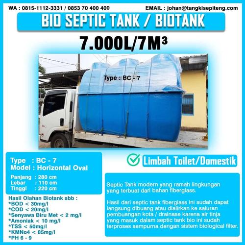 Jual BIOTANK System Biotech 7m3/day 7000 liter 7 m3 - Jakarta Barat ...