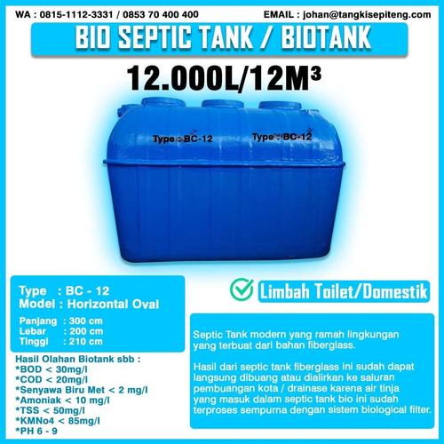 Jual BIOTANK System Biotech 12m3/day 12000 liter 12 m3 - Jakarta Barat ...