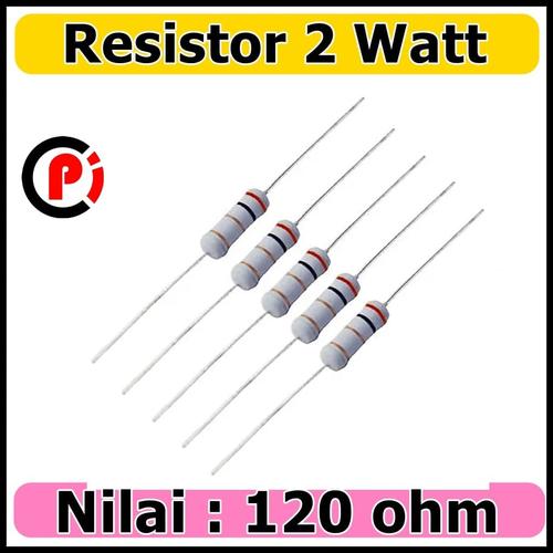 Jual Resistor 2 Watt 2W Nilai 120ohm 120 ohm - 1 Pcs - Kota Medan - Pi Toserba | Tokopedia