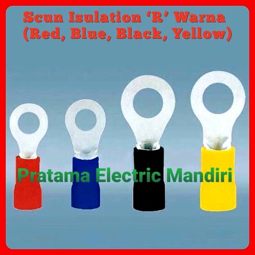 Jual Skun Kabel isolasi Ring 2-6 Scun Cable Ring 2-6 Warna - Hitam ...