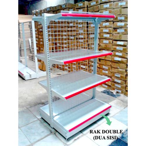 Jual Rak Display Minimarket Double Starter Tinggi 150 cm . Rak Gondola ...