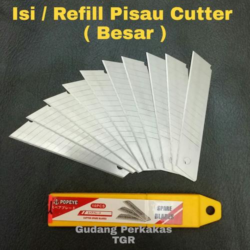 Jual Isi Pisau Cutter Besar / Isi Cutter Besar / Refill Cutter Besar ...