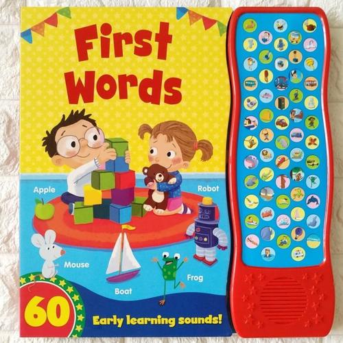 Jual First Words 60 Sounds Board Book / soundbook / sound book - Kab ...