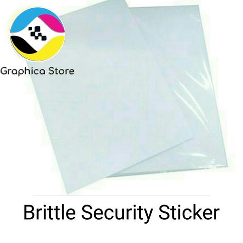 Jual Brittle Security Sticker | Pecah Telur | Label | Seal | Paket ...