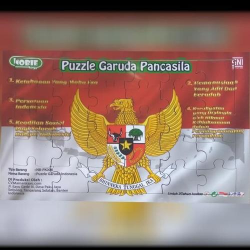 Jual Mainan Edukatif -Mainan Kayu -Puzzle Garuda Pancasila & Peta ...