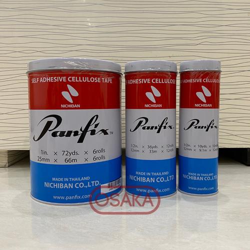 Jual Isolasi Bening Panfix 12mm / 1/2 inch x 36 yard - Jakarta Barat ...
