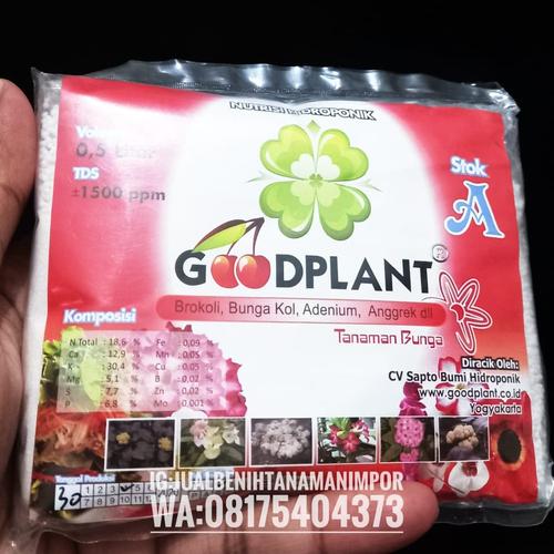 Jual Pupuk AB Mix Nutrisi Hidroponik Tanaman Bunga 0.5L Merk Goodplant ...