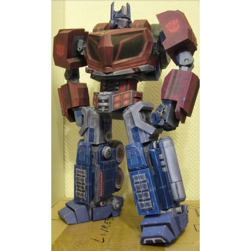 Jual DIY Papercraft Papercraft Transformers Optimus Prime War For ...