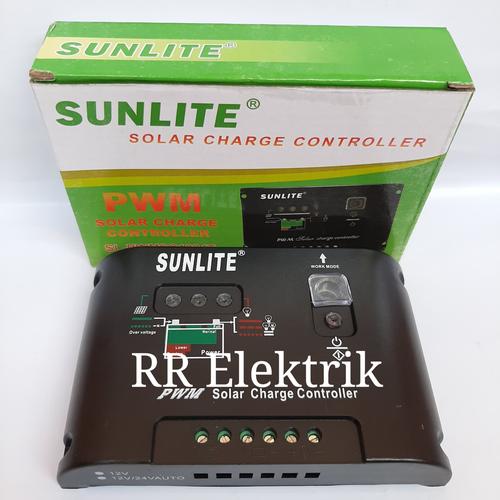 Jual Solar Charge Controller / Kontroller Solar Panel Sunlite 10A 12v ...
