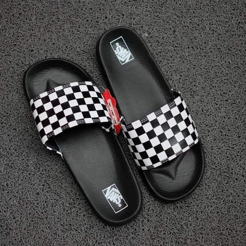 Jual ( COD ) Sandal Pria Terbaru Vans Sandal Slop Pria Promo Terlaris ...