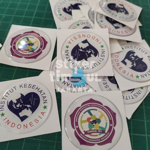 Jual stiker timbul custom - dome sticker - stiker resin custom ...