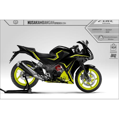 Jual Decal Stiker Honda Cbr 150 K45 Racing Kuning - Graftac, Glossy ...