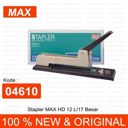 Promo Stapler Besar Max HD 12L/17 Heavy Duty Cicil 0% 3x - Kota ...