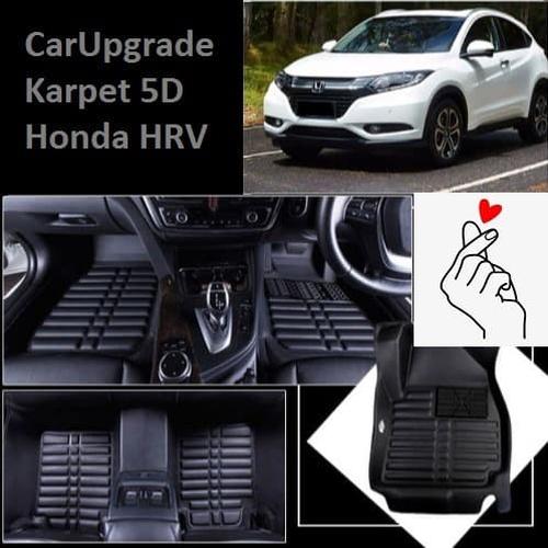Jual Honda HRV 5D car mat karpet premium 5D black Diamond HR V plug n ...