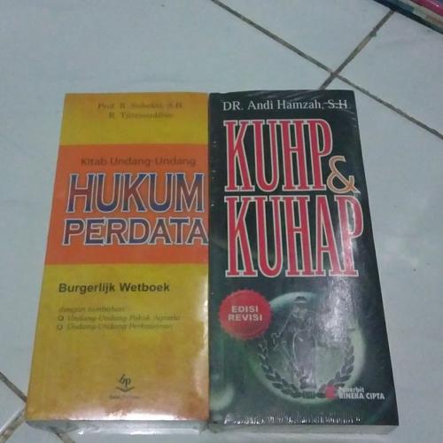 Jual paket set 2 buku KUHPER dan KUHP & KUHAP - Jakarta Pusat ...