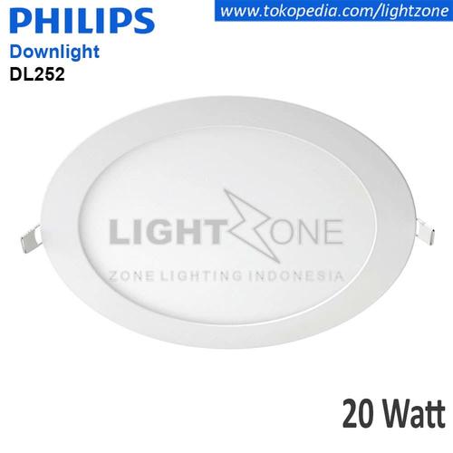 Jual Lampu Downlight LED Philips DL252 20W Downlight Super Slim ...
