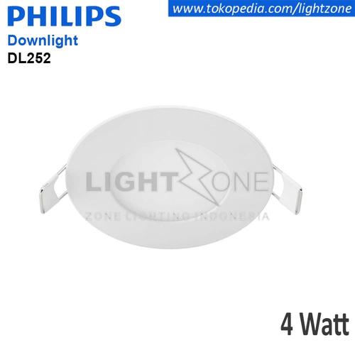 Jual Lampu Downlight LED Philips DL252 4W Downlight Super Slim - Putih ...