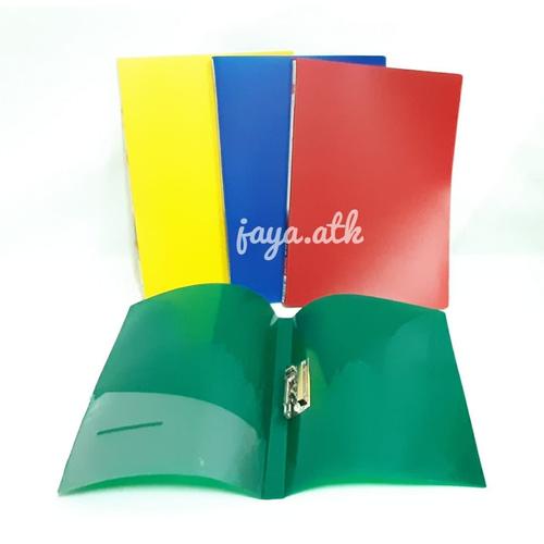 Jual MAP PLASTIK DOKUMEN JEPIT KLIP FILE CLIP FILE FOLIO F4 WARNA WARNI ...