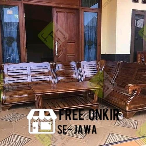 Jual kursi tamu minimalis sofa Kayu jati berkualitas kode KT 02 - Kab. Jepara ...