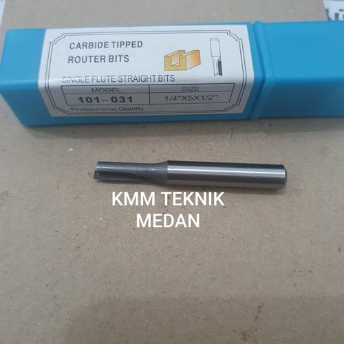 Jual MATA ROUTER KAYU TRIMMER LURUS STRAIGHT BITS 1/4" X 5MM BENZ KOREK ...