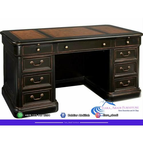 Jual meja kantor direktur minimalis , meja direksi kayu jati model ...